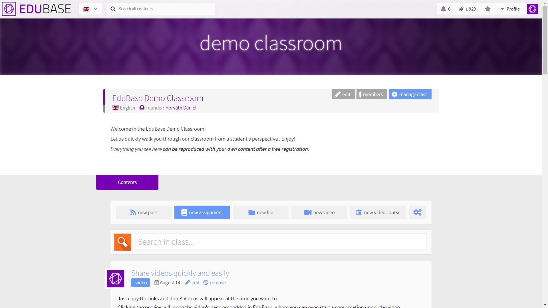 EduBase - All-in-one Educational Platform
